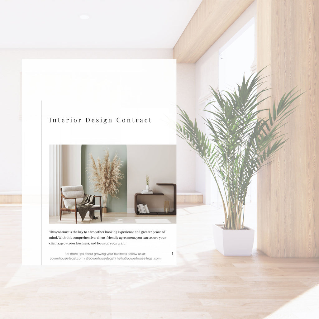 Commercial Interior Design Contract The Interior Design Client