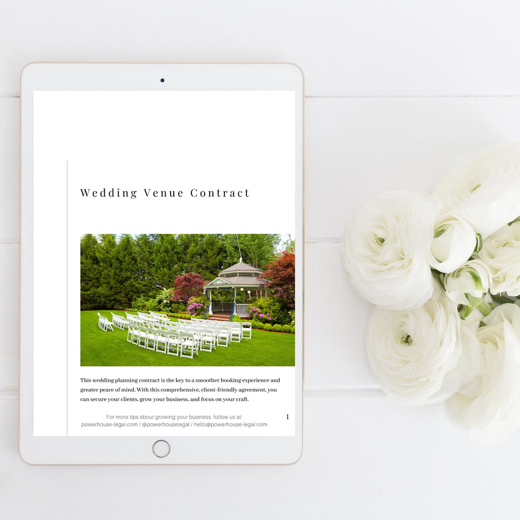 Wedding venue contract template 60 photos - Vianawedding.com